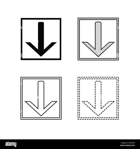 Vector Arrow Icon Illustration Stock Vector Image And Art Alamy