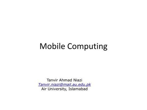 Ppt Mobile Computing Powerpoint Presentation Free Download Id 4361461