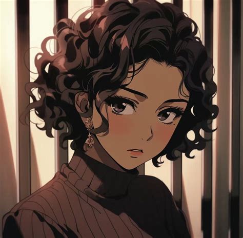 Cartoon Pic Wallpaper In 2024 Curly Hair Cartoon Anime Curly Hair