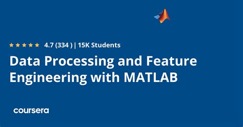 Data Processing And Feature Engineering With Matlab Coursera