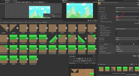 unity笔记（2）：make game scene【2d】 unity2d场景搭建 csdn博客