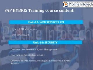 Sap Hybris Training PPT