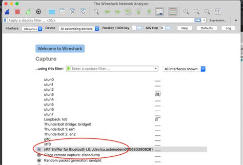 nrf sniffer on mac cannot see interface nordic qanda nordic devzone
