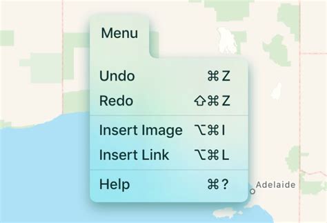 Building A Mac Style Menu For IOS