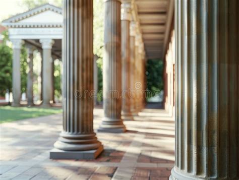 Neoclassical Columns Stock Image Image Of Greek Public 372473367