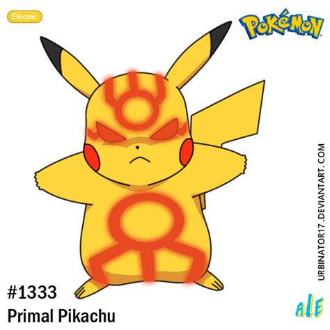 Primal Pikachu By Urbinator17 On Deviantart