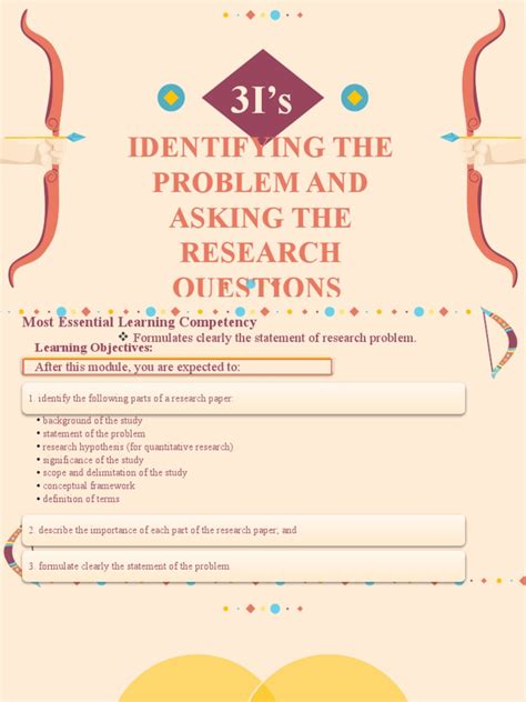 q3 wk 2 1 identifying questions problem pdf hypothesis null