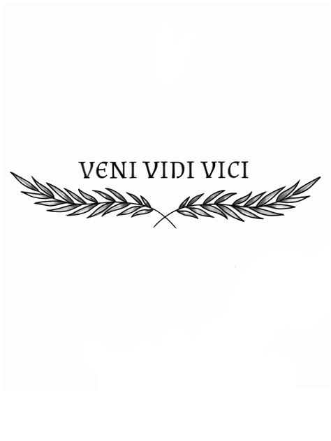Vein Vidi Vici Tattoo