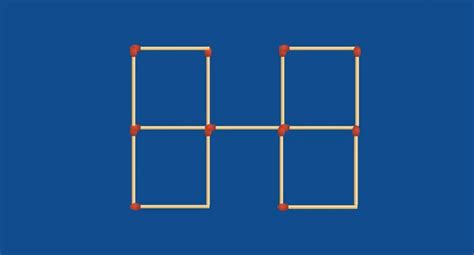 Brain Challenge Create 6 Squares By Moving Just 2 Matches In This Math Challenge Mexico