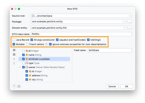 Dto Generator Intellij Idea Documentation