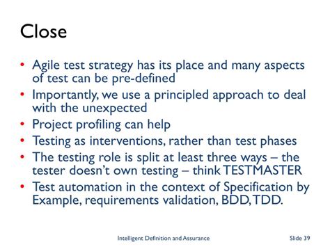 PPT Agile Test Strategy PowerPoint Presentation Free Download ID