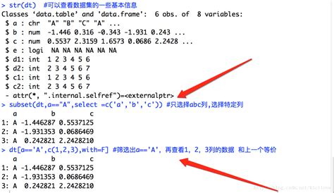 【数据处理】r语言 data table包使用总结 mydata dat csdn博客