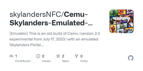 GitHub SkylandersNFC Cemu Skylanders Emulated Portal Emulator This Is An Old Build Of Cemu