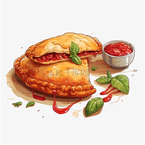 馅饼卡通x扁平风格美食美味充饥素材图片免费下载 千库网