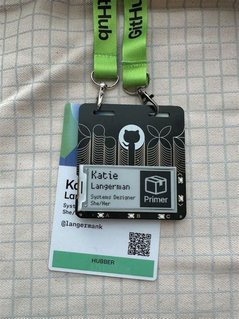 Github Universe 2024 E Ink Badge Template Figma