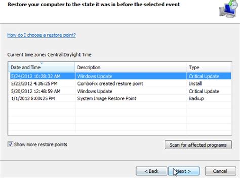 How To Use System Restore