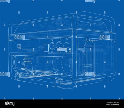 Portable Electro Generator Vector Stock Vector Image And Art Alamy