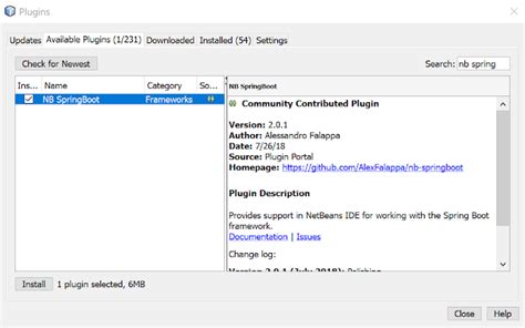 how to create spring boot project using netbeans