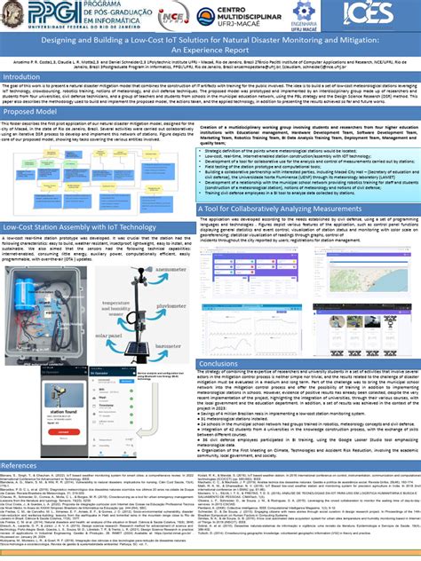 Designing And Building A Low Cost Iot Solution For Natural Disaster Monitoring And Mitigation