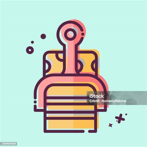 아이콘 치즈 슬라이서 Kitchen Tool 기호와 관련이 있습니다 Mbe 스타일 심플한 디자인 일러스트레이션 가정 생활에 대한