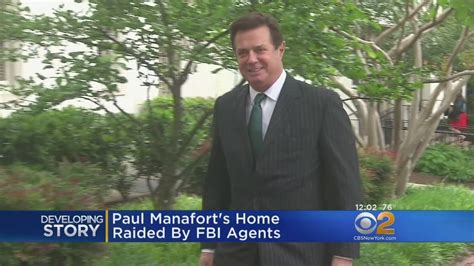 Fbi Agents Raid Paul Manaforts Home Youtube