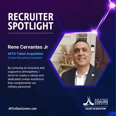 Rene Cervantes Jr A Recruiter Spotlight Air Force Civilian Service