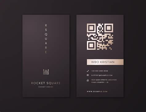 Qr Code Design Business Card