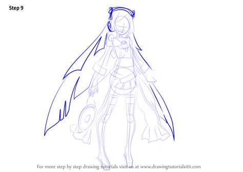 How To Draw Zhanyin Lorra From Vocaloid Vocaloid Step By Step Drawingtutorials Com