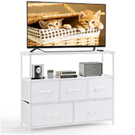 Concetta Tv Stand With 5 Drawer Dresser For Bedroom Storage Cabinet