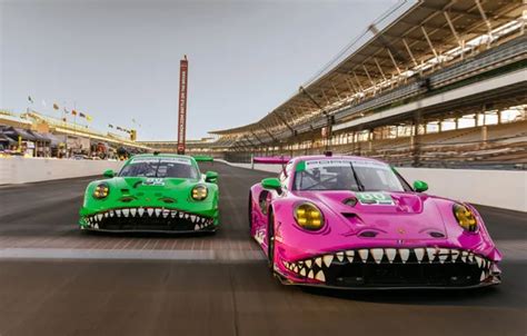 Wallpaper Porsche Racing Motorsport Porsche 911 Gt3 Roxy Imsa