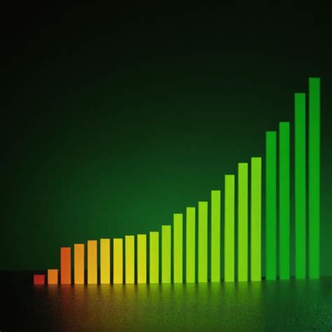 A Line Of Multi Colored Lines With The Word Graph On The Bottom