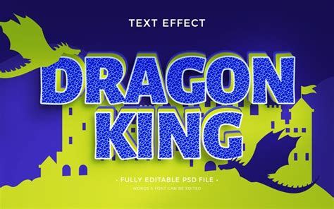 Premium Psd Dragon Text Effect