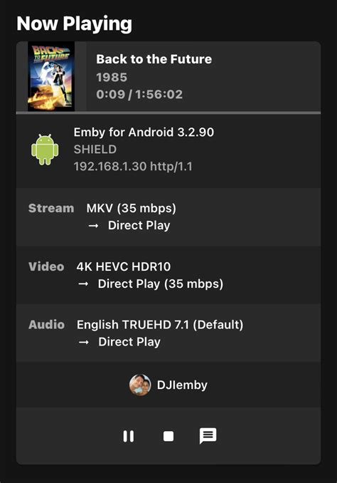 AndroidTV App Transcoding But Android App Is Fine Nvidia Shield Android TV Fire TV Emby