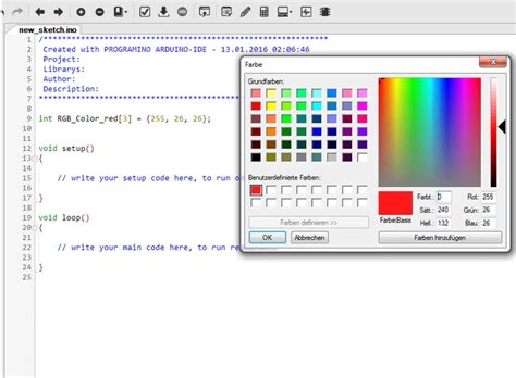 rgb led color selector programino blog programino ide for arduino
