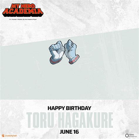 Happy Birthday Toru 🎂 Rbokunoheroacademia