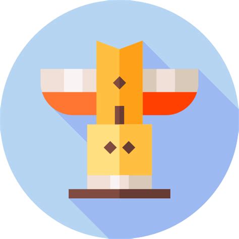 Totem Flat Circular Flat Icon Totem Flat Circular Flat Icon