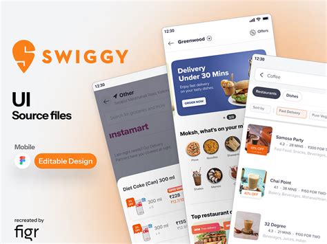 Swiggy Mobile Ui Recreated By Figr Design On Dribbble