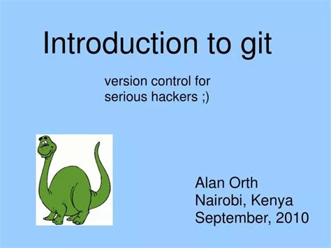 Ppt Introduction To Git Powerpoint Presentation Free Download Id