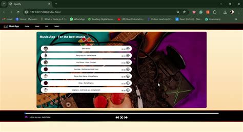 Built A Music Player Using Javascript Html And Css Surbhi Sankhla Posted On The Topic Linkedin