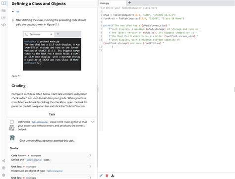 Solved Defining A Class And Objects Python Please Keep Code