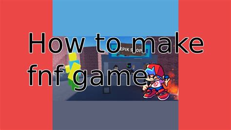 How To Make Fnf Game YouTube