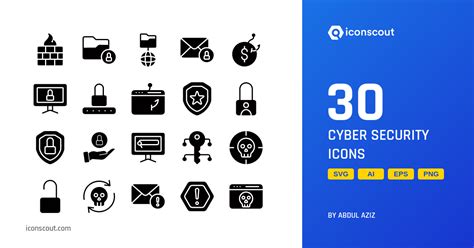 Cyber Security Icon Pack 30 Free Download Crime And Security Icons Iconscout