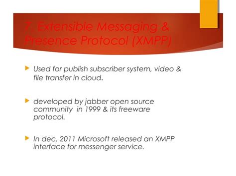 Cloud Computing Protocol Ppt Cloud Computing Internet