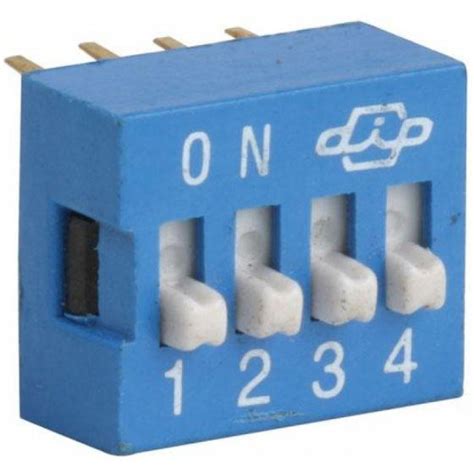 Switch Deslizable Dip Switch De 4 Posiciones Steren Pacifiko Guatemala