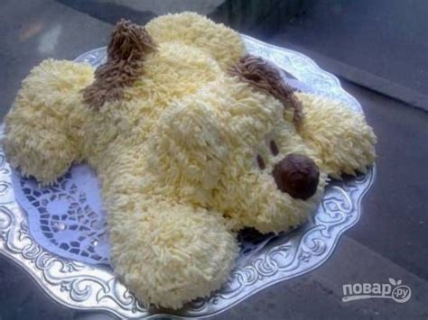 Торт Собачка из крема Рецепт Торт Рецепты Праздничные закуски