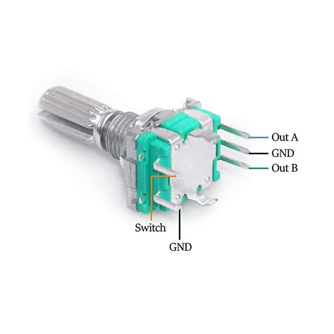 buy wayintop 5 set 360 degree rotary encoder code switch push button