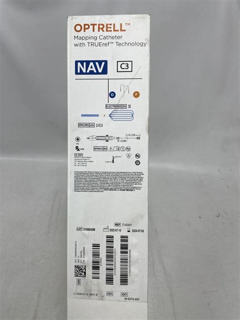 New Biosense Webster D140901 Optrell Mapping Catheter With Trueref