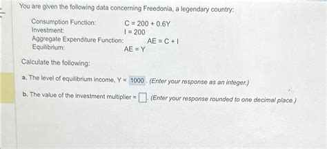 Solved You are given the following data concerning | Chegg.com
