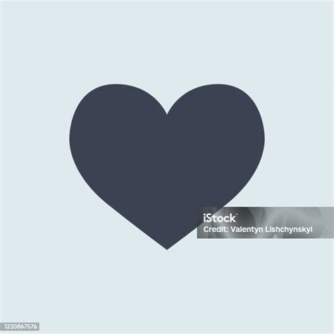 하트 아이콘입니다 흰색 파란색 배경에 간단한 평면 스타일의 벡터 기호 파란색 색상 날씬한에 대한 스톡 벡터 아트 및 기타 이미지 날씬한 낮 디자인 Istock