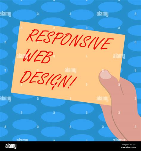 Word Writing Text Responsive Web Design Business Concept For Web Page